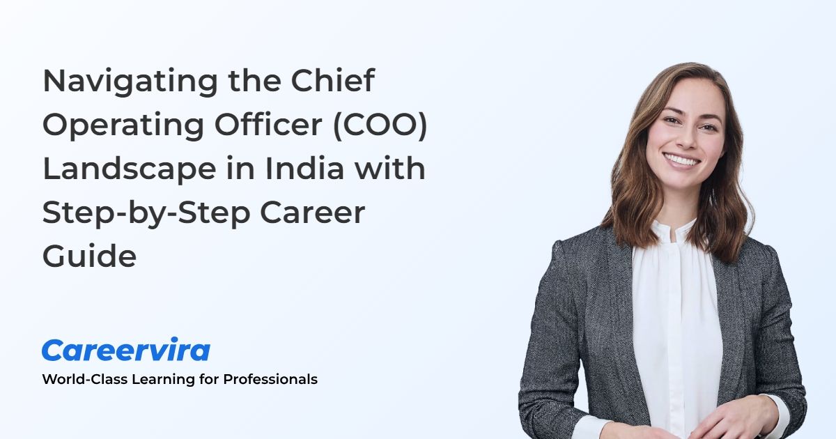 Navigating the Chief Operating Officer (COO) Landscape in India with ...